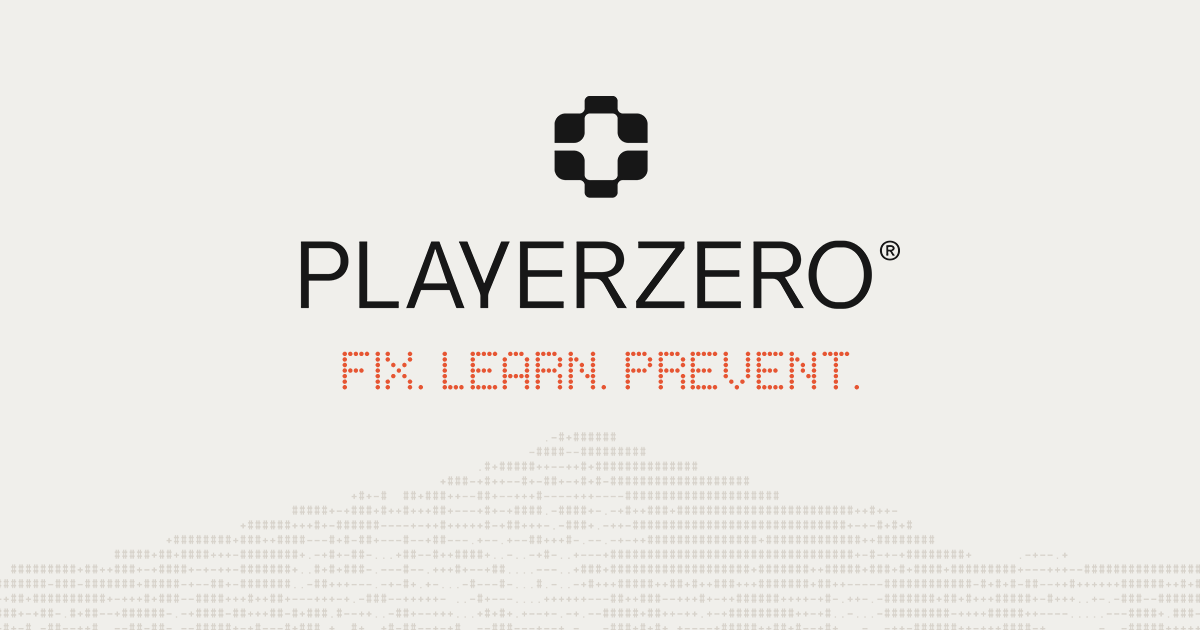 Saaspo | PlayerZero Landing Page