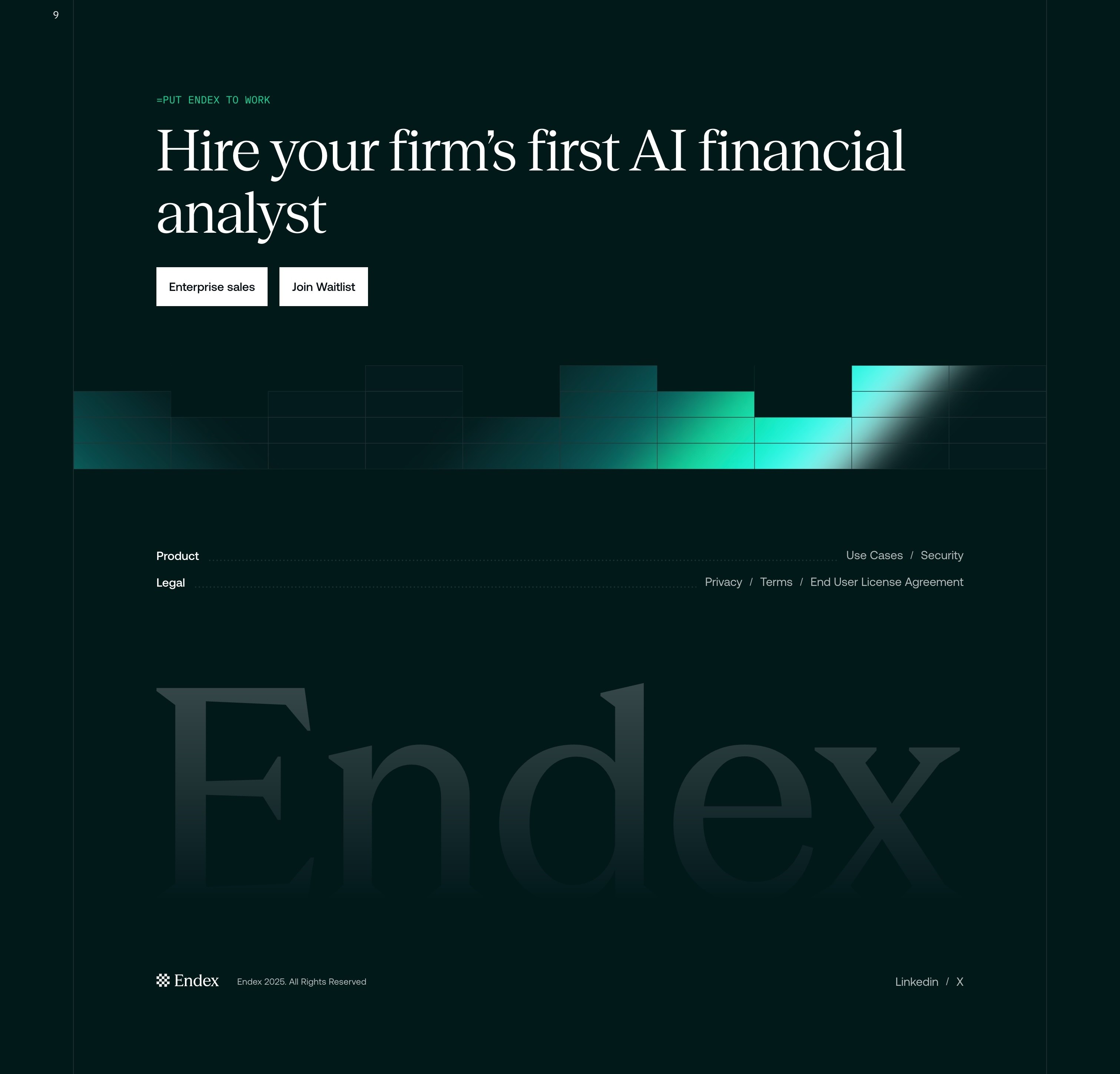 Endex Footer Section | Saaspo