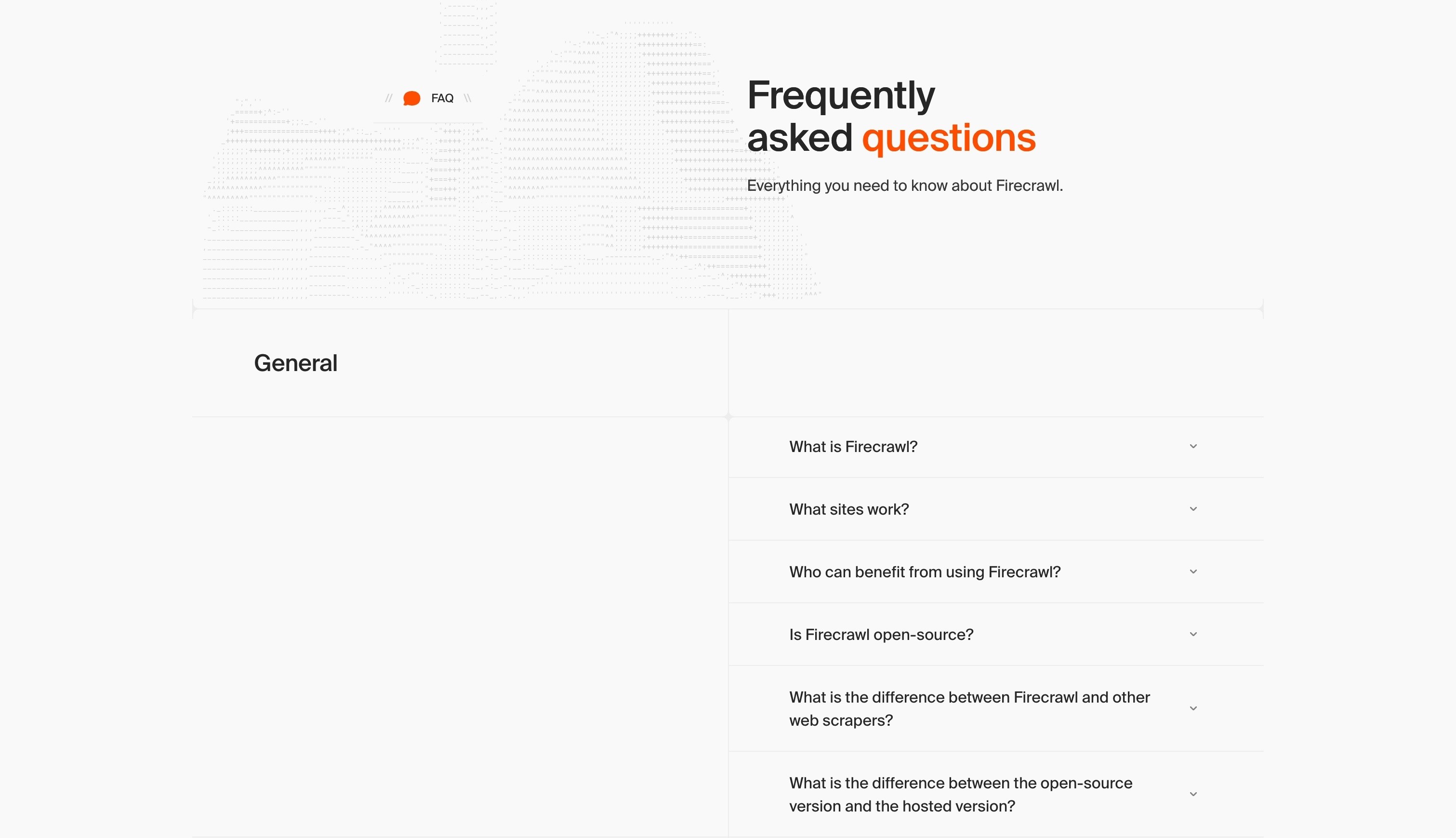 Firecrawl FAQs Section | Saaspo